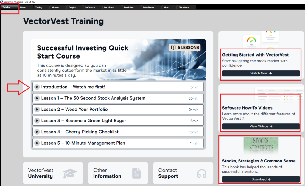 10 Key Resources to Getting Started with VectorVest! - VectorVest AU