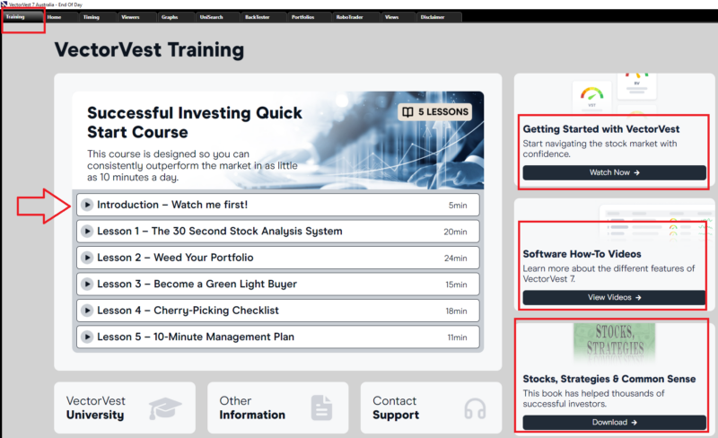 10 Key Resources to Getting Started with VectorVest! - VectorVest AU